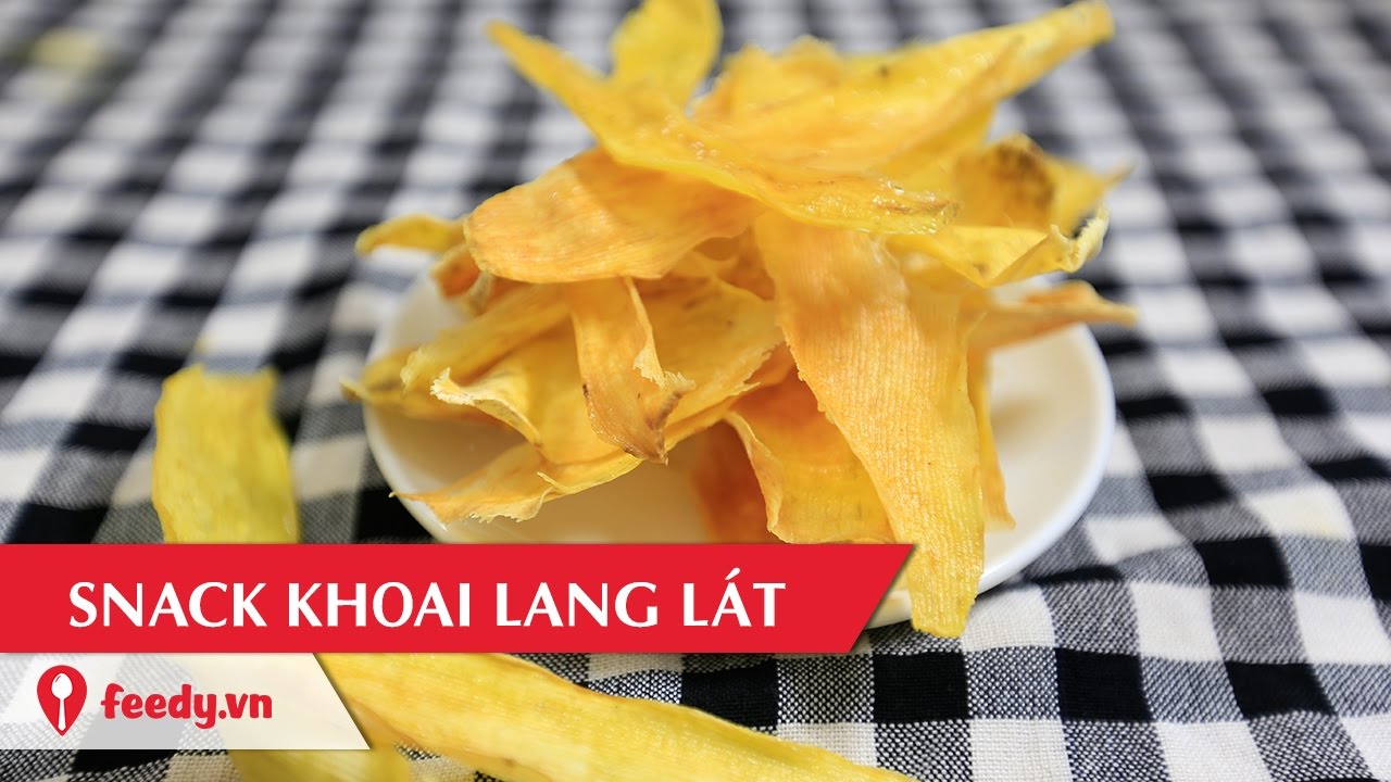 Hướng dẫn cách làm snack khoai lang lát - Sweet potato snack - Vườn nhà ...